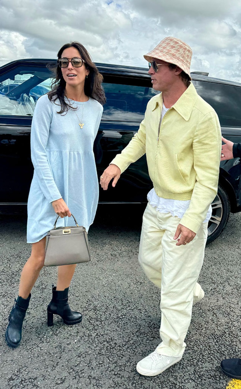 Brad Pitt And Ines De Ramons F1 British Grand Prix Date